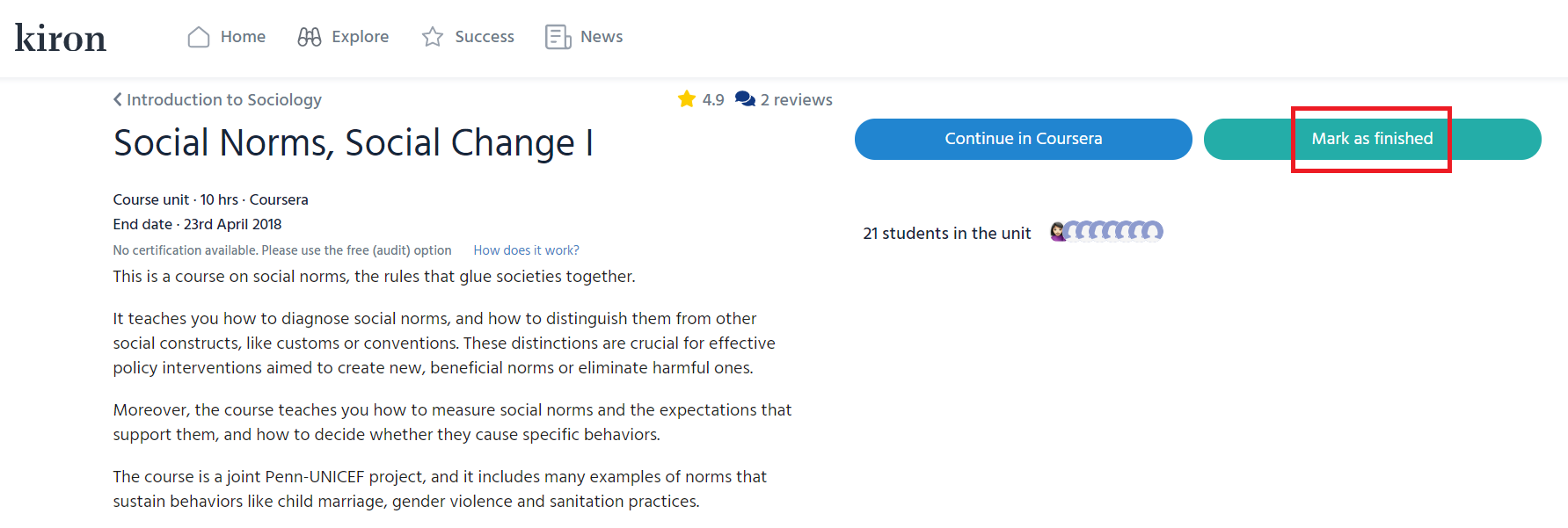 How can I complete a Coursera course? – Kiron Education